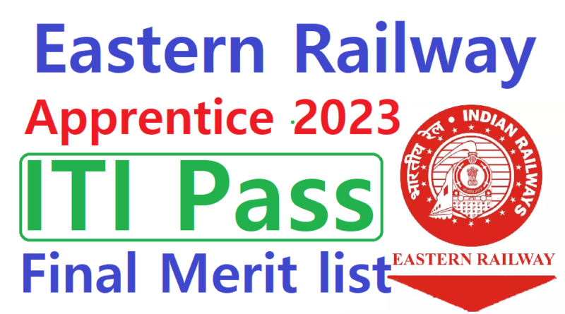 Eastern Railway Apprentice Liluah, Howrah Merit list pdf 2023 ‣ Anil Sir ITI