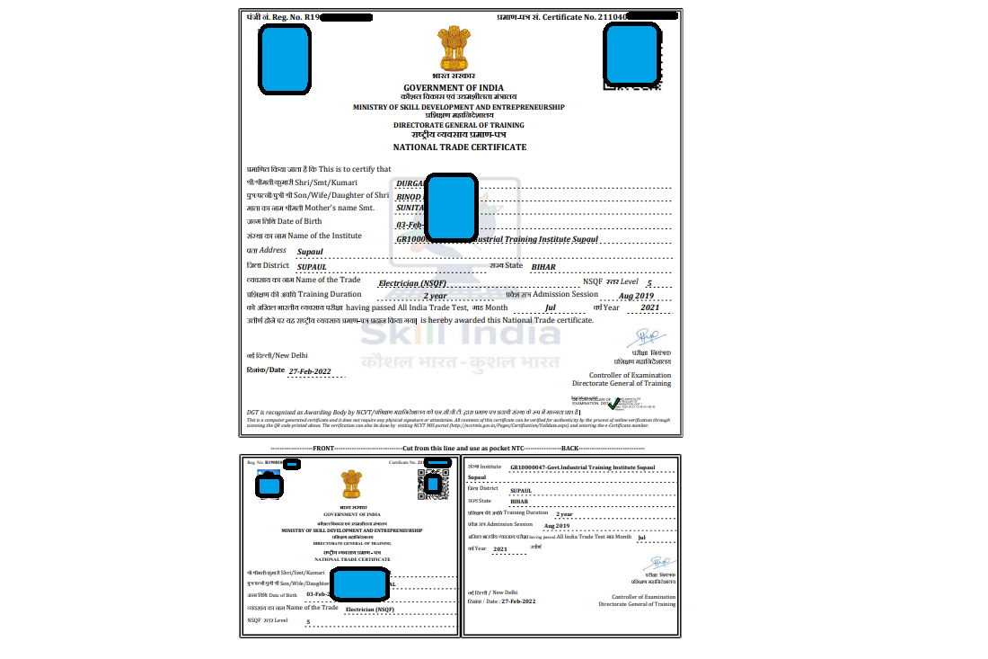ITI Marksheet Download 2025, NCVT ITI Marksheet Certificate download ...