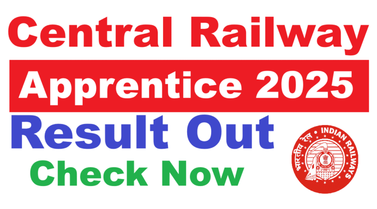 RRC CR Apprentice DV Date 2025 ‣ Anil Sir ITI